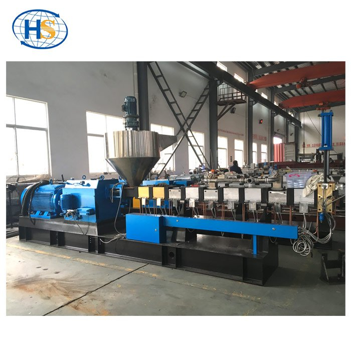 Plastic Recycle PET Pelletizing Twin Screw Extruder with Small Output ...