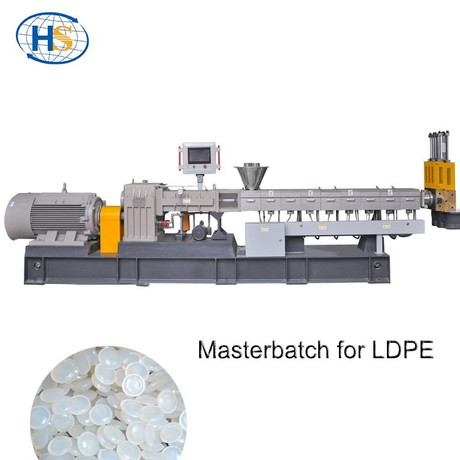 Twin Screw Extruder Masterbatch Machine for HDPE LLDPE LDPE Film - Buy ...
