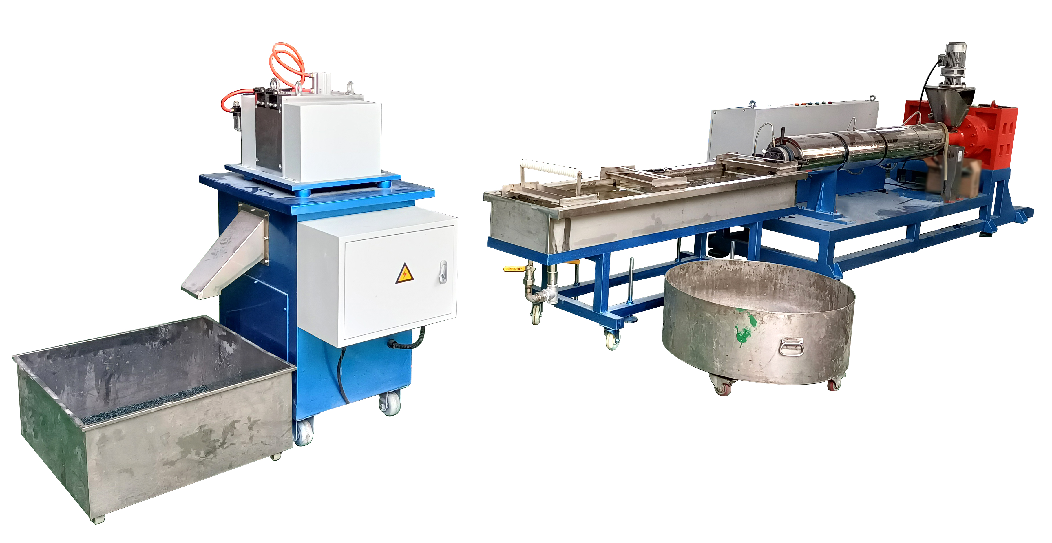 Lab Scale Single Screw Extruder for Fish Net Recycling - Buy single ...